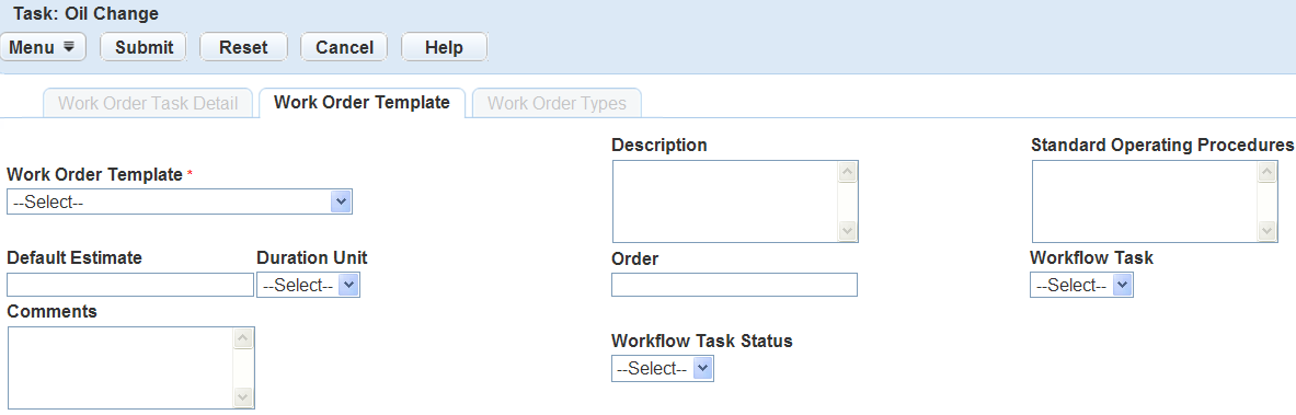 Managing Work Order Tasks