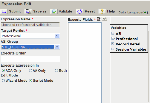 Example Expression Script